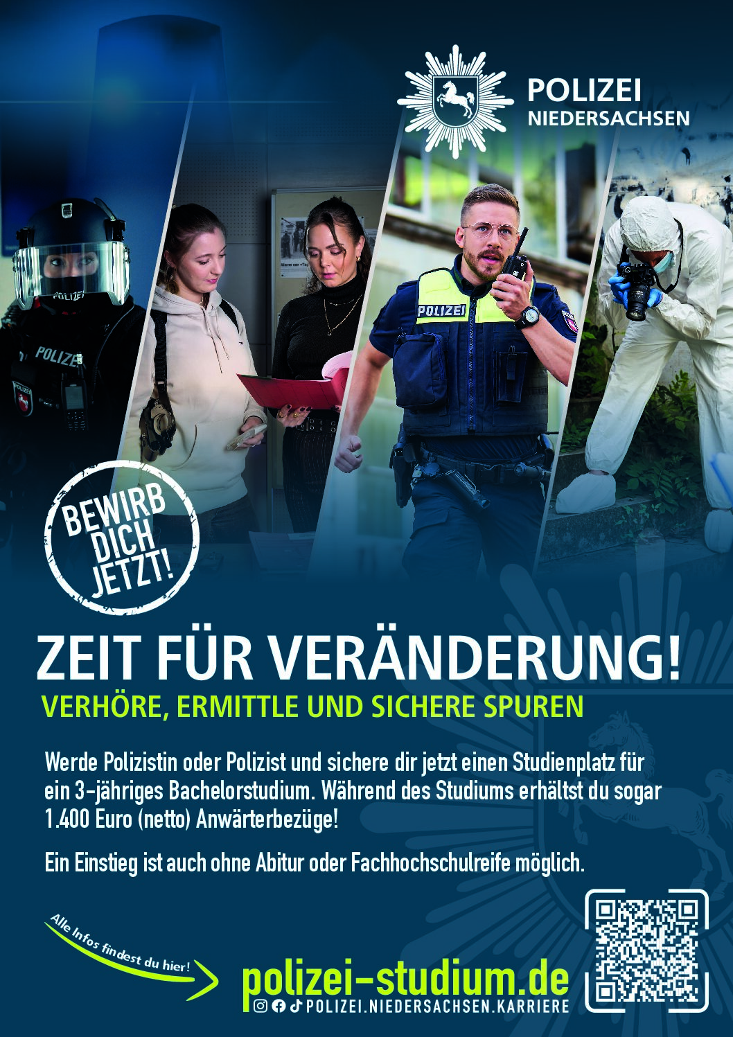 Abschlusszeitung-Anzeige – Polizei Niedersachsen